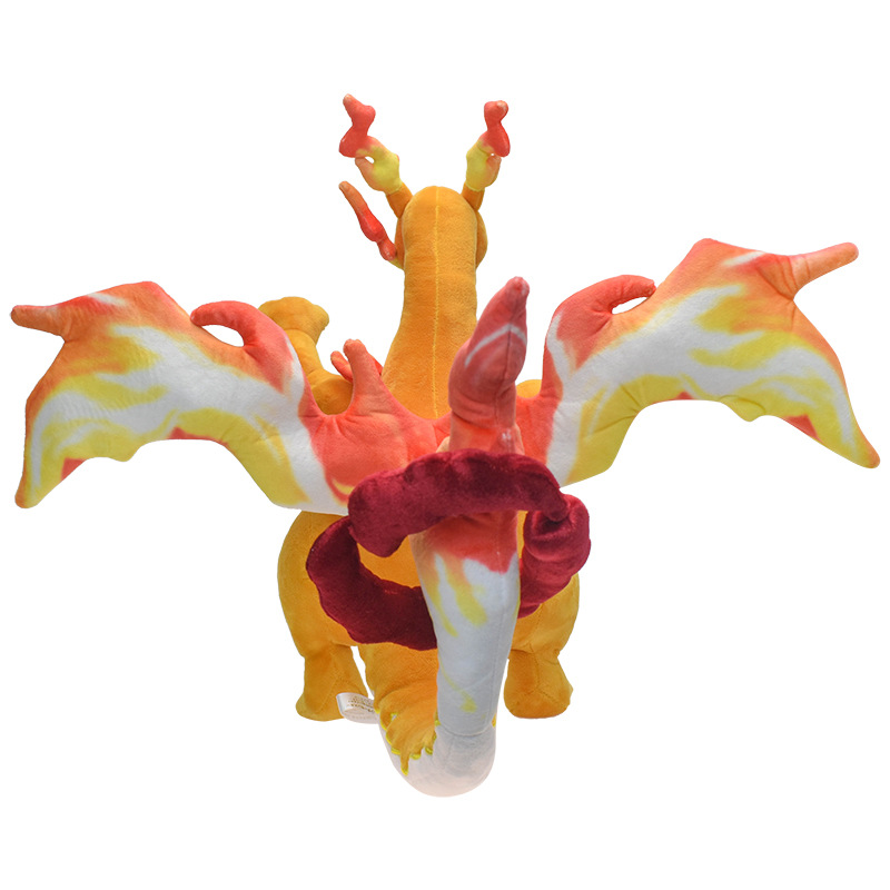 Peluche Dracaufeu Gigamax 38cm - L'Incroyable Dragon de Feu